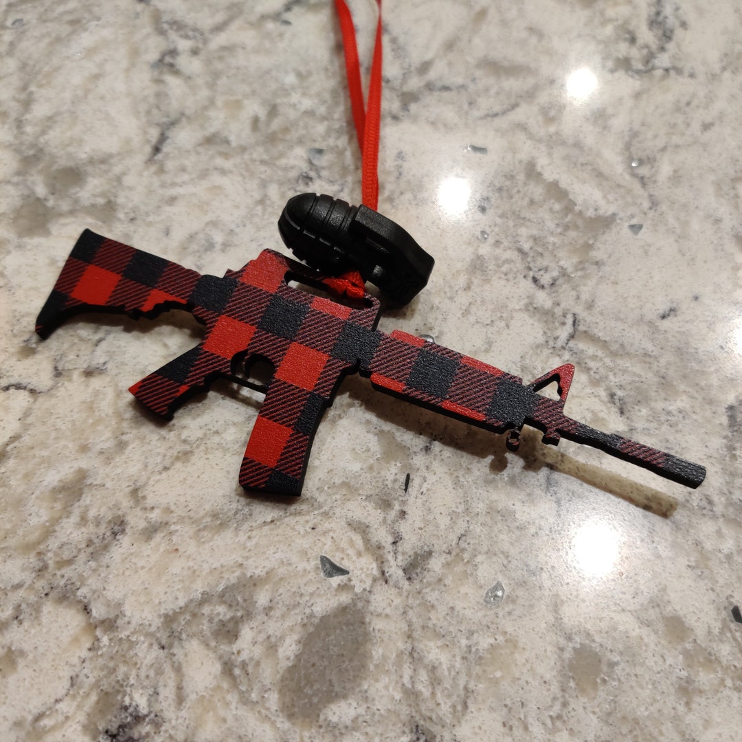 AR-15 Rifle Christmas Ornament - Etsy