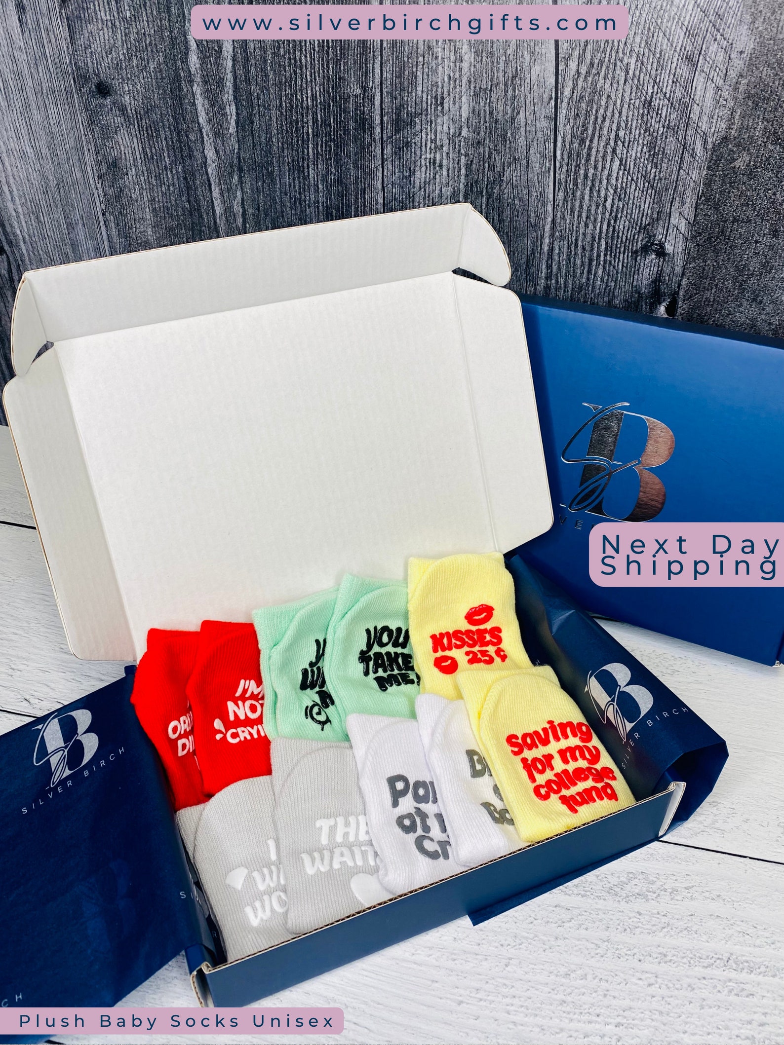 Baby Shower Gift | Funny Baby Socks | Baby Socks With Grip | Gender ...