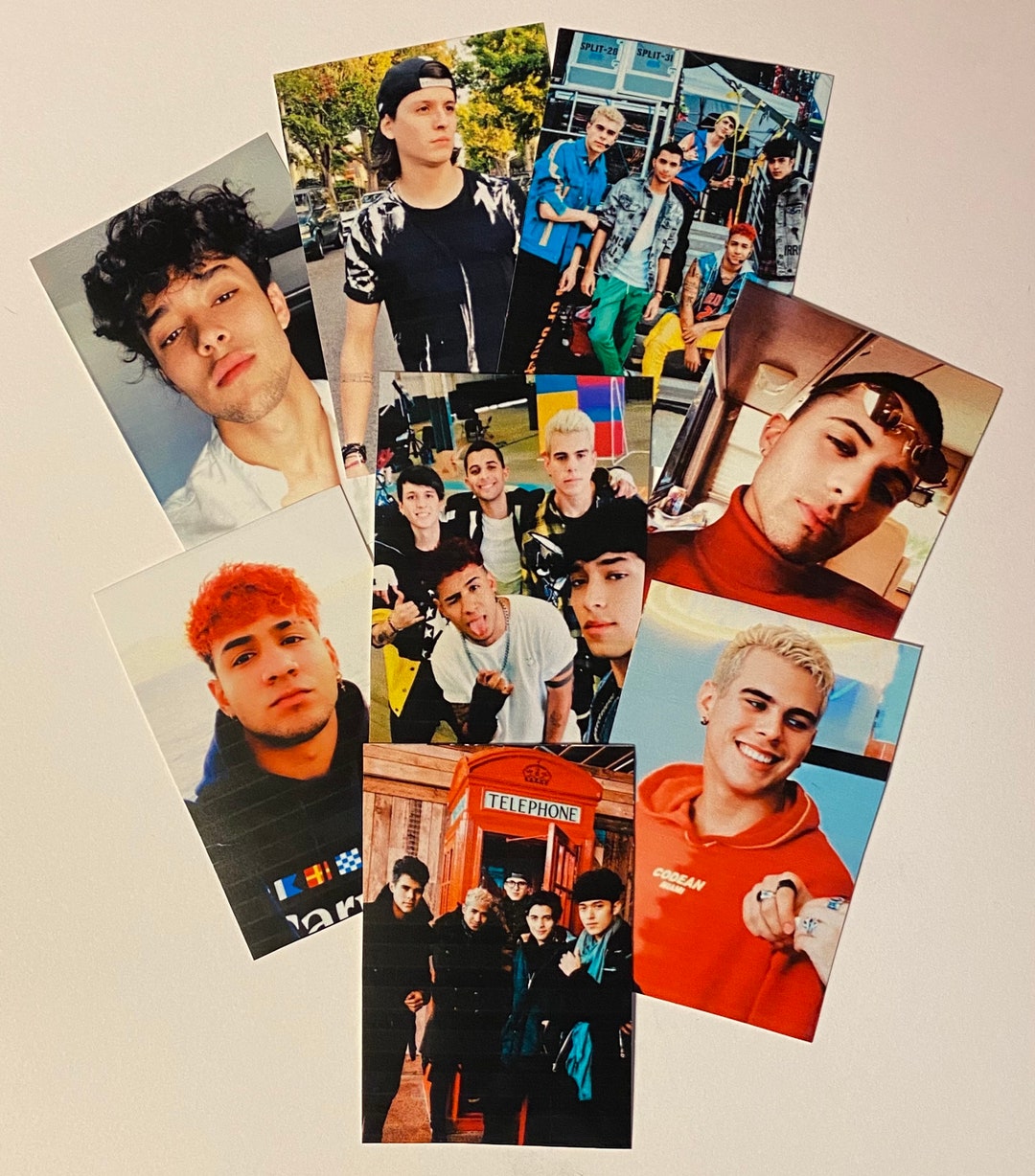 CNCO Group Picture Cards Pack 8pc - Etsy