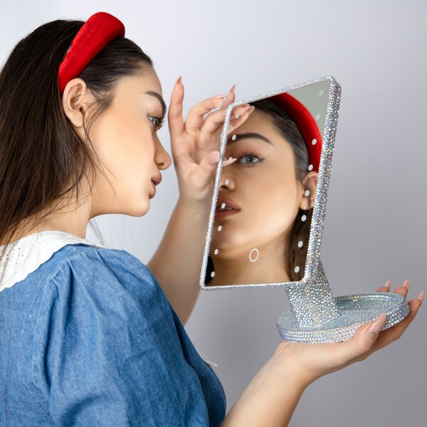 Bedazzled Mirror - Etsy