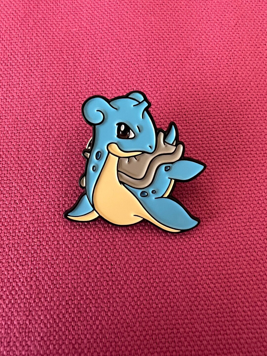 Large 1.5 Inch Lapras Lapel Pin | Pokemon Soft Enamel | Butterfly ...
