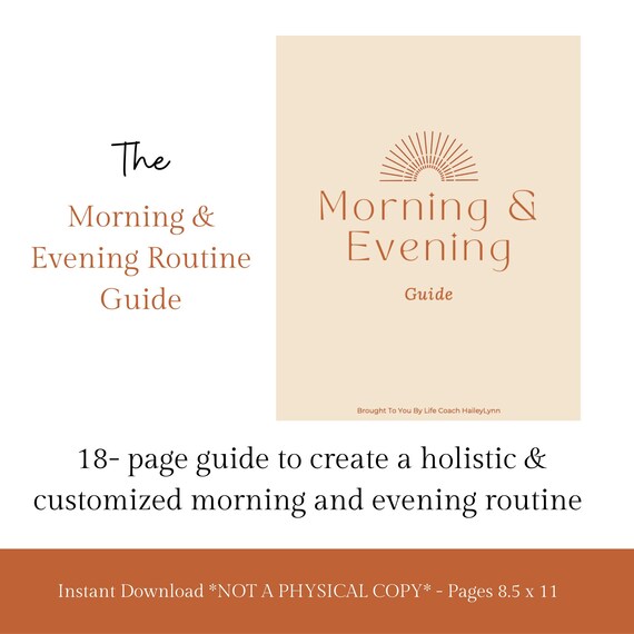 Morning and Evening Routine Bundle. Daily Routine Printable | Etsy