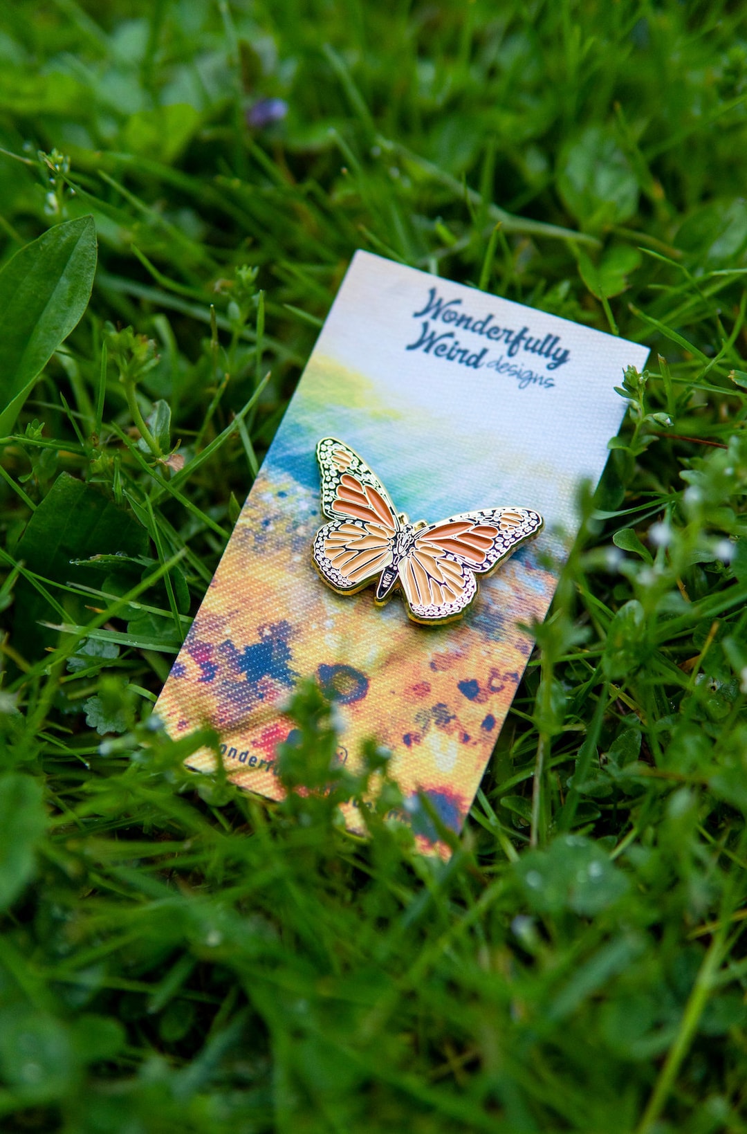 Monarch Butterfly Enamel Pin - Etsy