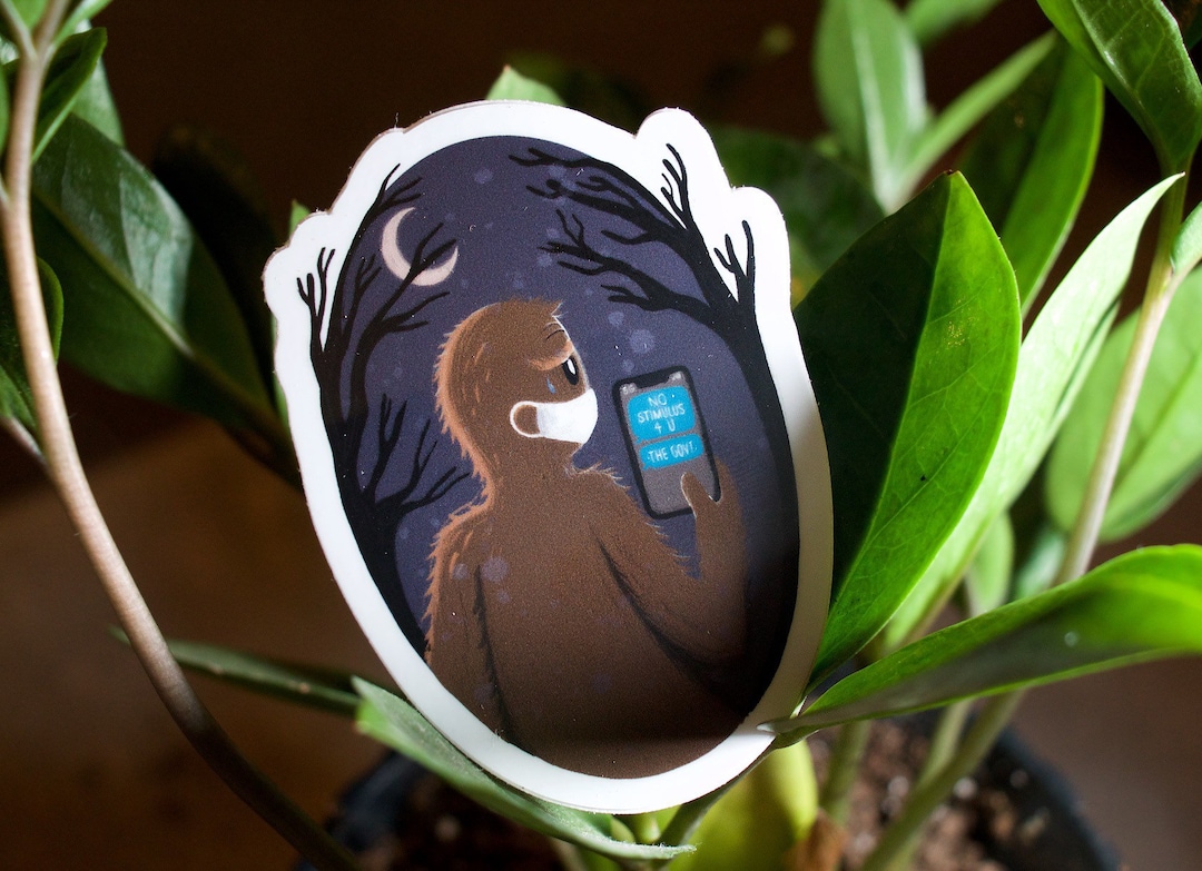 2020 BIGFOOT Stimulus Check Sticker - Etsy