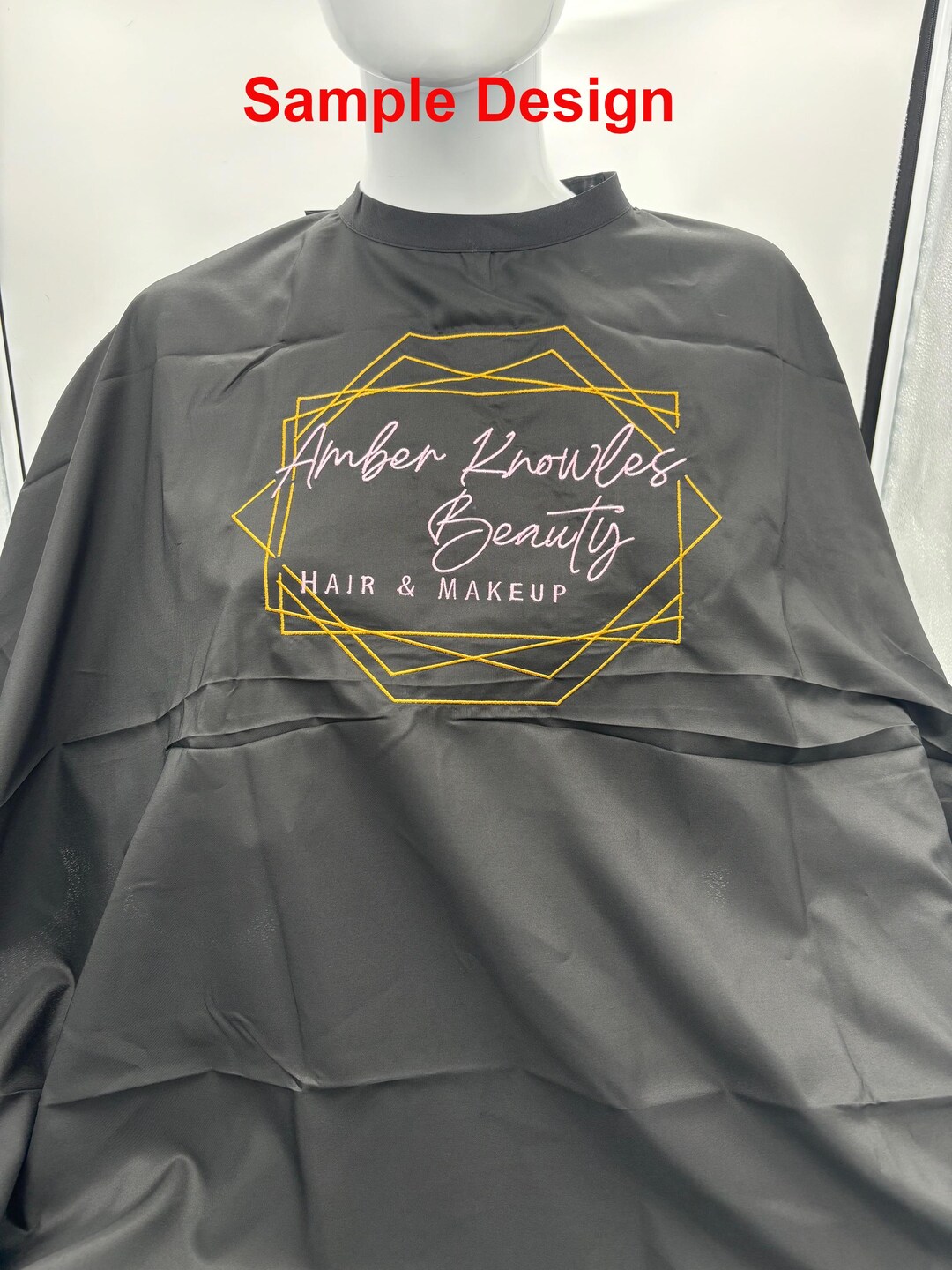 Custom Embroidered Salon Stylist Barber Cape - Etsy