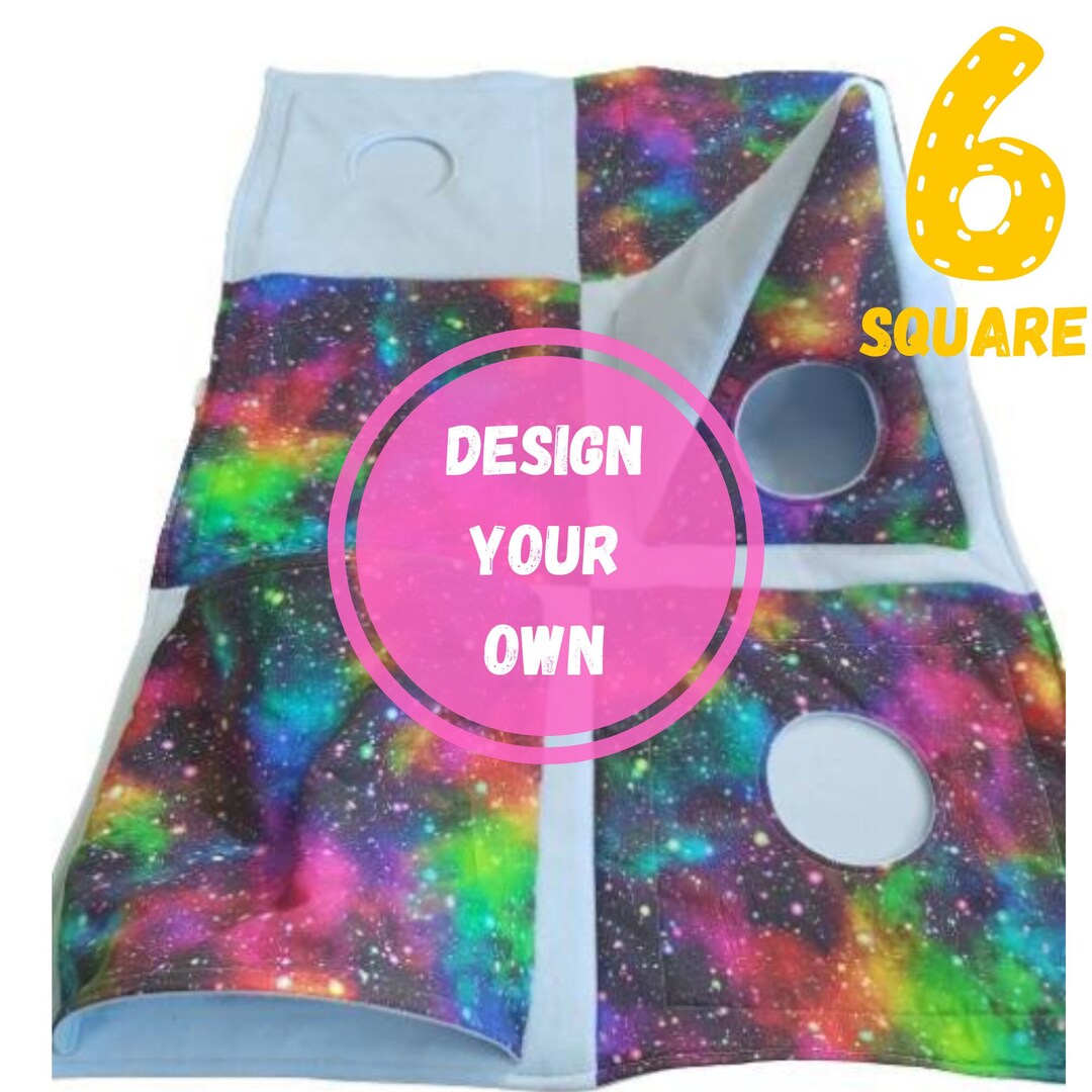 Playmat 6 Squares, Activity Centre for Ferrets or Rats, Crinkle Mat ...
