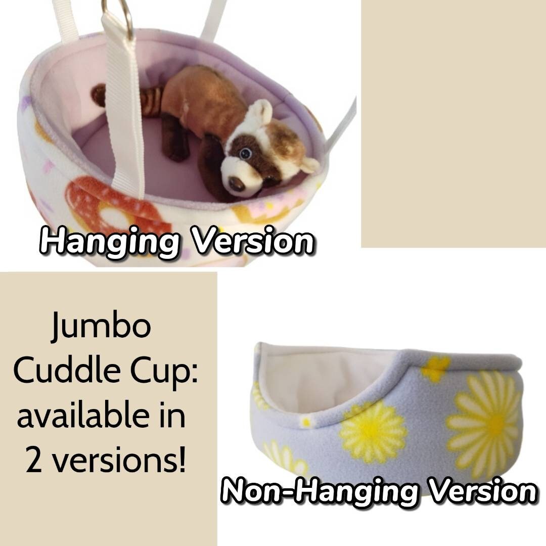 Luxury Custom JUMBO Cuddle Cup for Ferrets Round Ferret Bed | Etsy