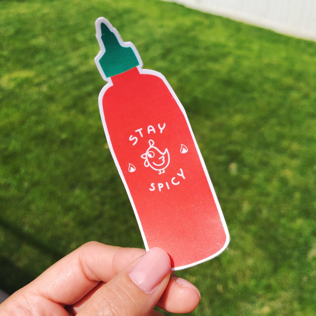 Hot Sauce Die-cut Vinyl Sticker for Laptop, Macbook, Water-bottle ...