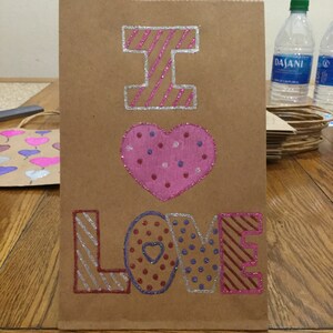 Valentine Gift Bag Set - Etsy