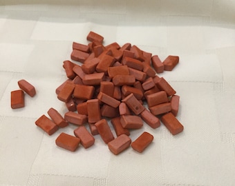 1/12 Scale Clay Bricks for Model Stones Walls, Floors and Miniature ...