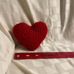 Smooth Ruby Heart Plush - Etsy