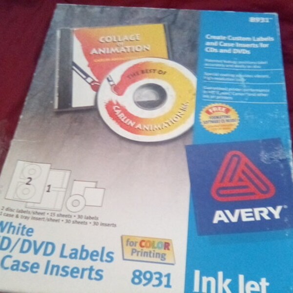 Cd Dvd Labels - Etsy