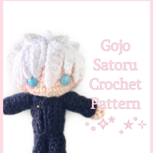 Gojo Satoru Amigurumi Pattern - Etsy Canada