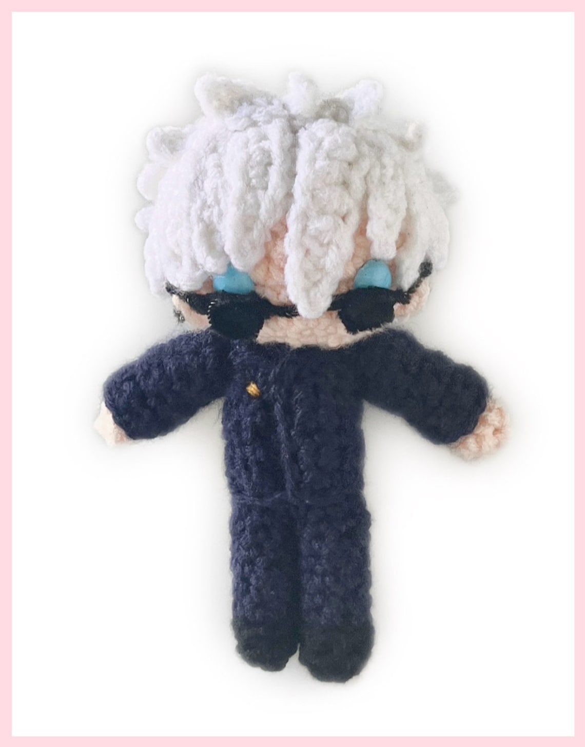 Gojo Satoru Amigurumi Crochet Doll Pattern - Etsy