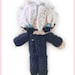 Gojo Satoru Amigurumi Crochet Doll Pattern - Etsy