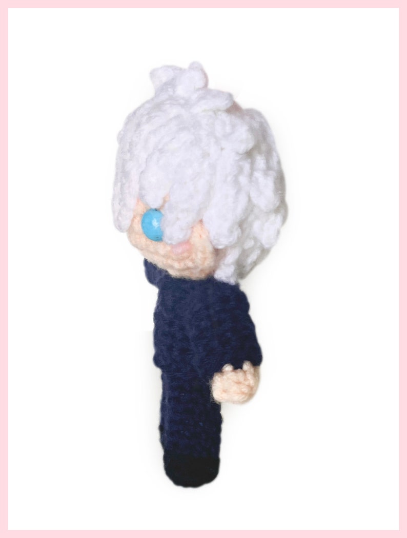 Gojo Satoru Amigurumi Crochet Doll Pattern - Etsy