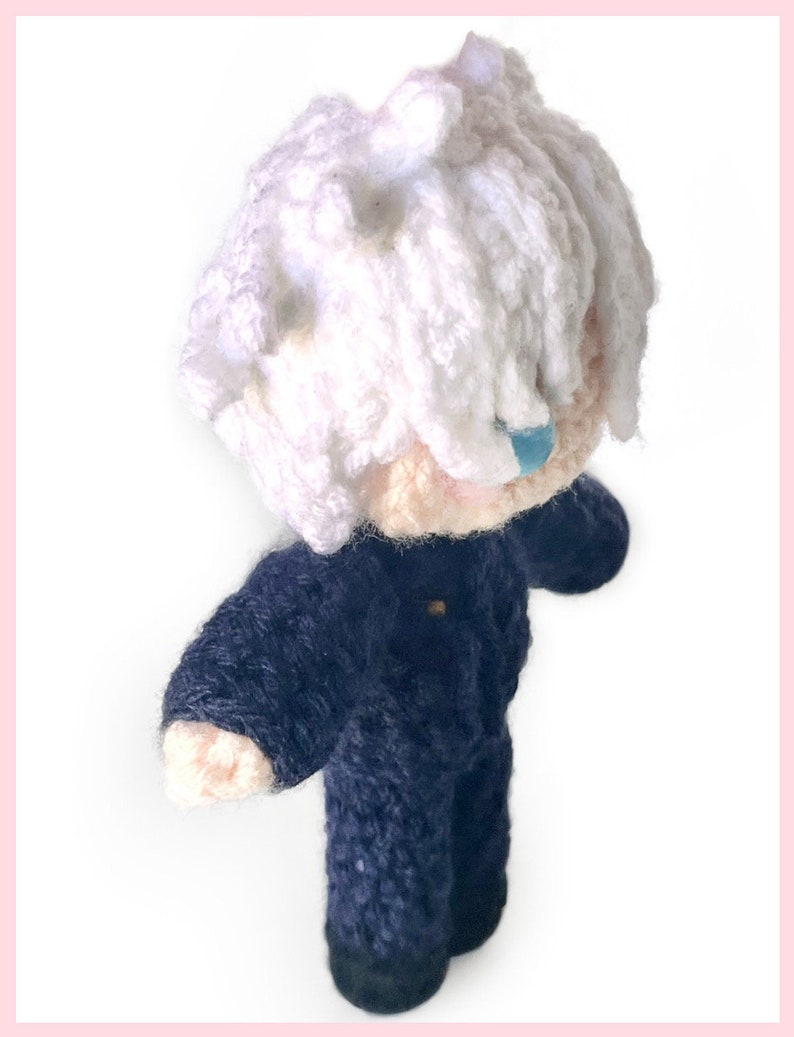 Gojo Satoru Amigurumi Crochet Doll Pattern - Etsy