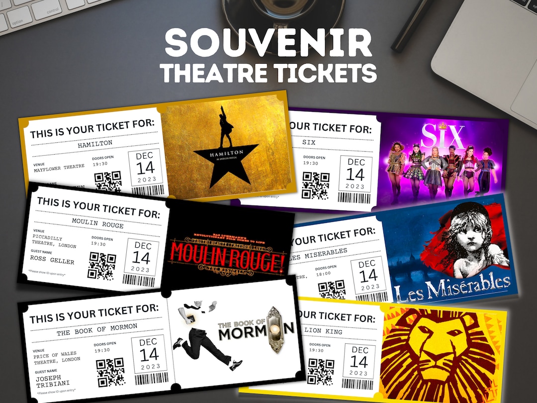 Personalised Theatre Ticket | Surprise Voucher | Musical | West End ...
