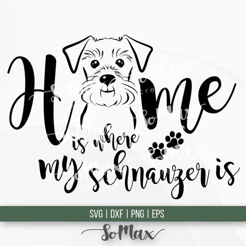 Peeking Schnauzer Decal - Etsy