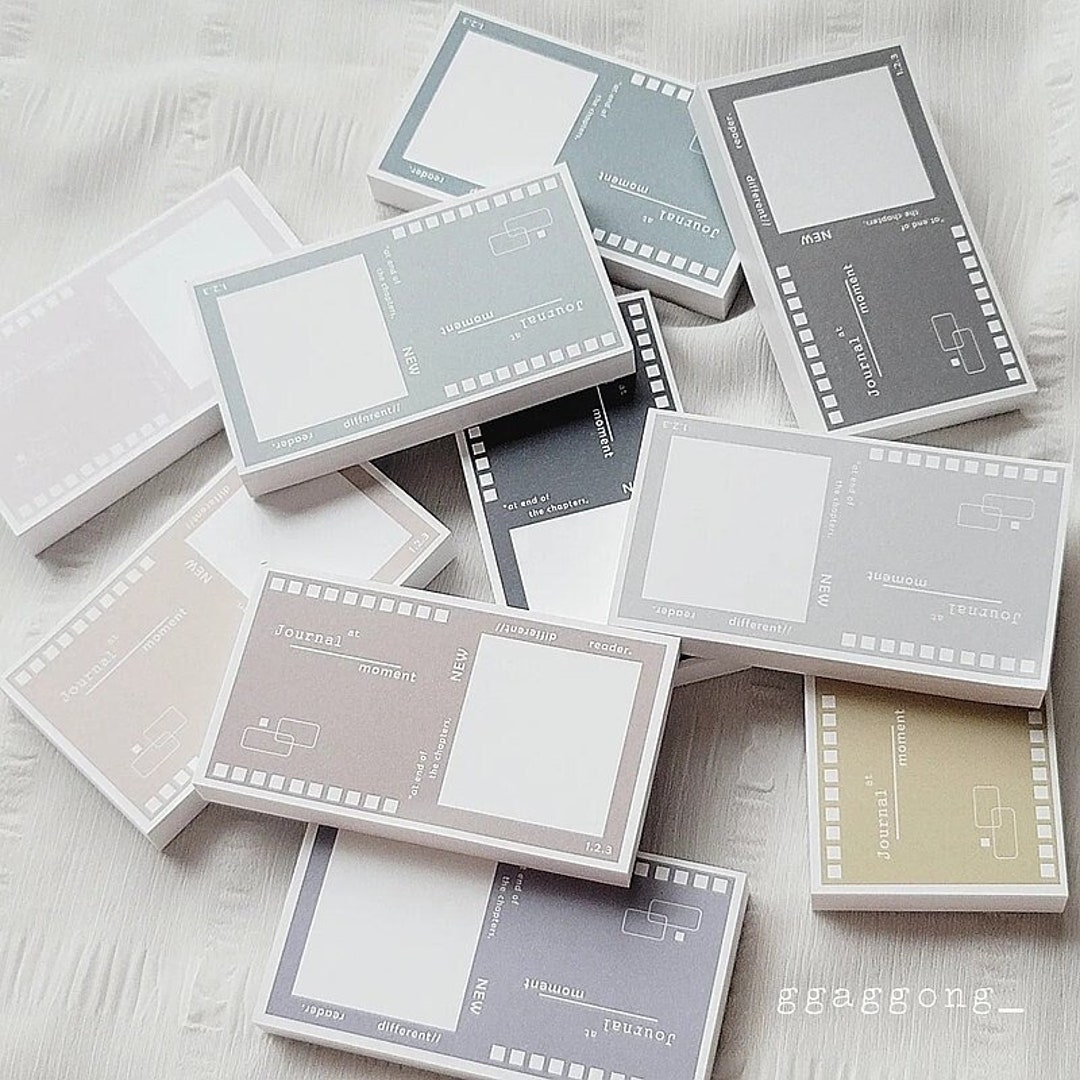 Film Frame Paper/memo Pads Set | 10 Colors Included | Decorative Paper ...