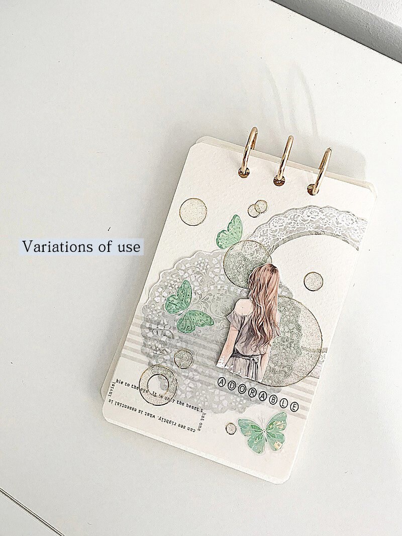 Dearest Ladies Paper Sticker Set | 4 Different Designs | Self-cut ...