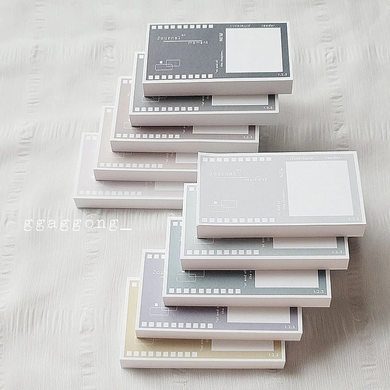 Film Frame Paper/memo Pads Set | 10 Colors Included | Decorative Paper ...