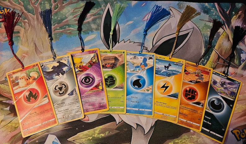 Pokémarks: Where Bookworms and Pokémon Collide in Upcycled Bookmarks - Etsy