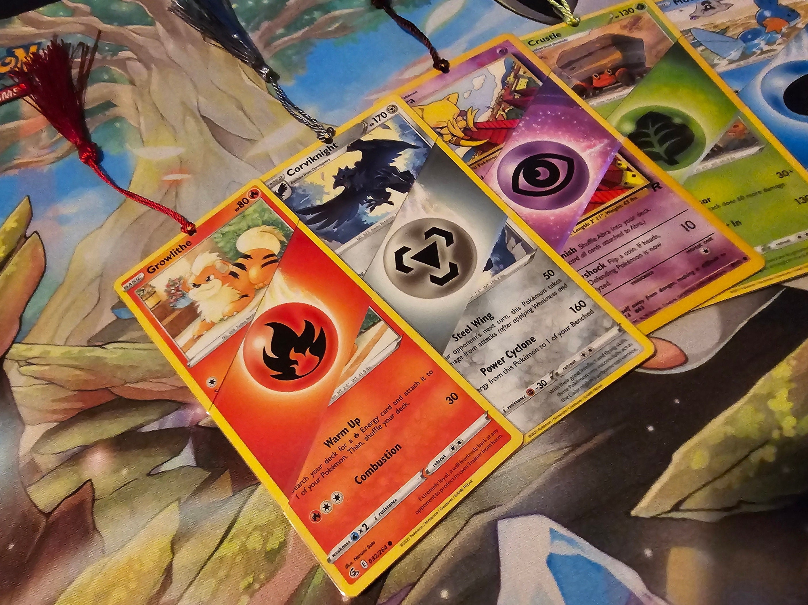 Pokémarks: Where Bookworms and Pokémon Collide in Upcycled Bookmarks - Etsy