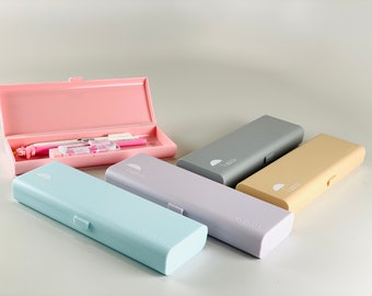 Wooden Pencil Box Delicate Engraved Slide Open Lid Storage Box - Etsy