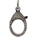 Pave Diamond Lobster Lock Finding Size 30x15mm Handmade Finding ...