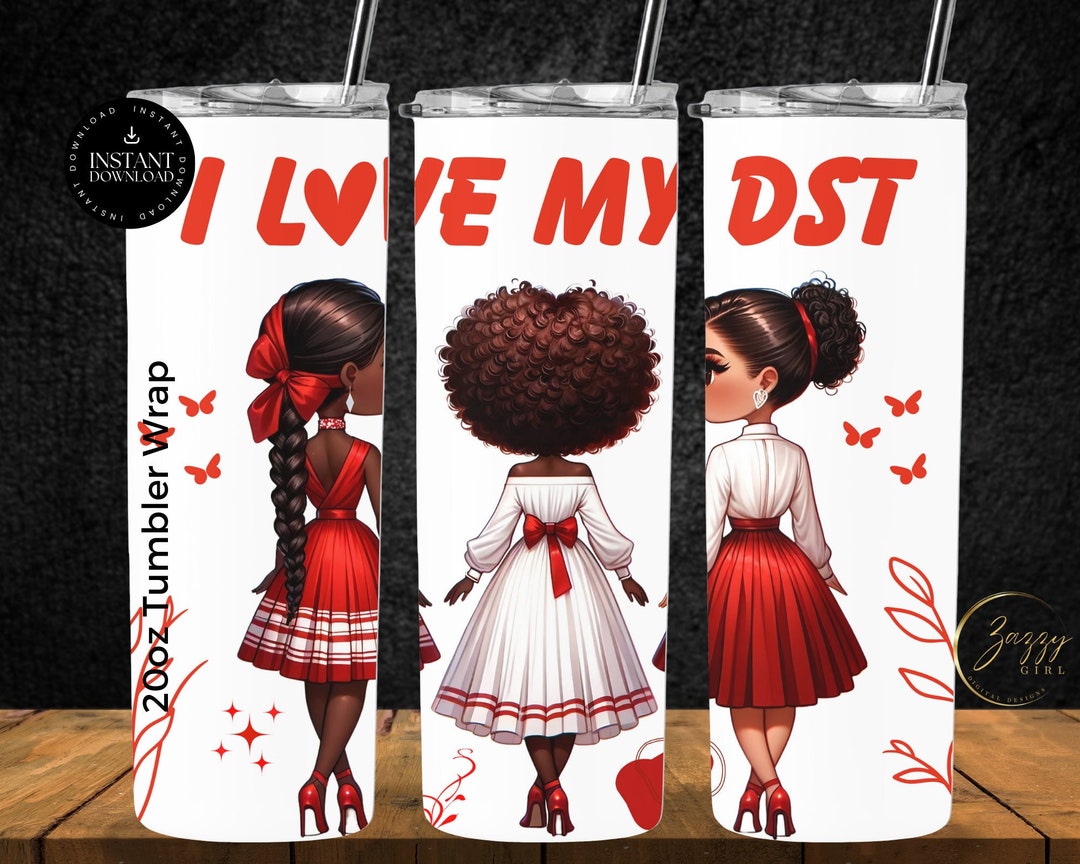 Black Girl Delta Tumbler Wrap, 20oz Tumbler Wrap Africa America Woman ...