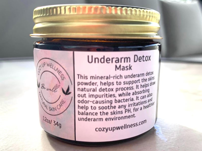 Natural Underarm Detox Mask: Balances PH & Odor, 1.2 Oz - Etsy