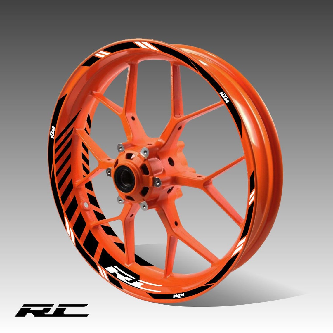 Rim decals Ktm RC stickers wheel stripes rim tape Ktm RC rim | Etsy