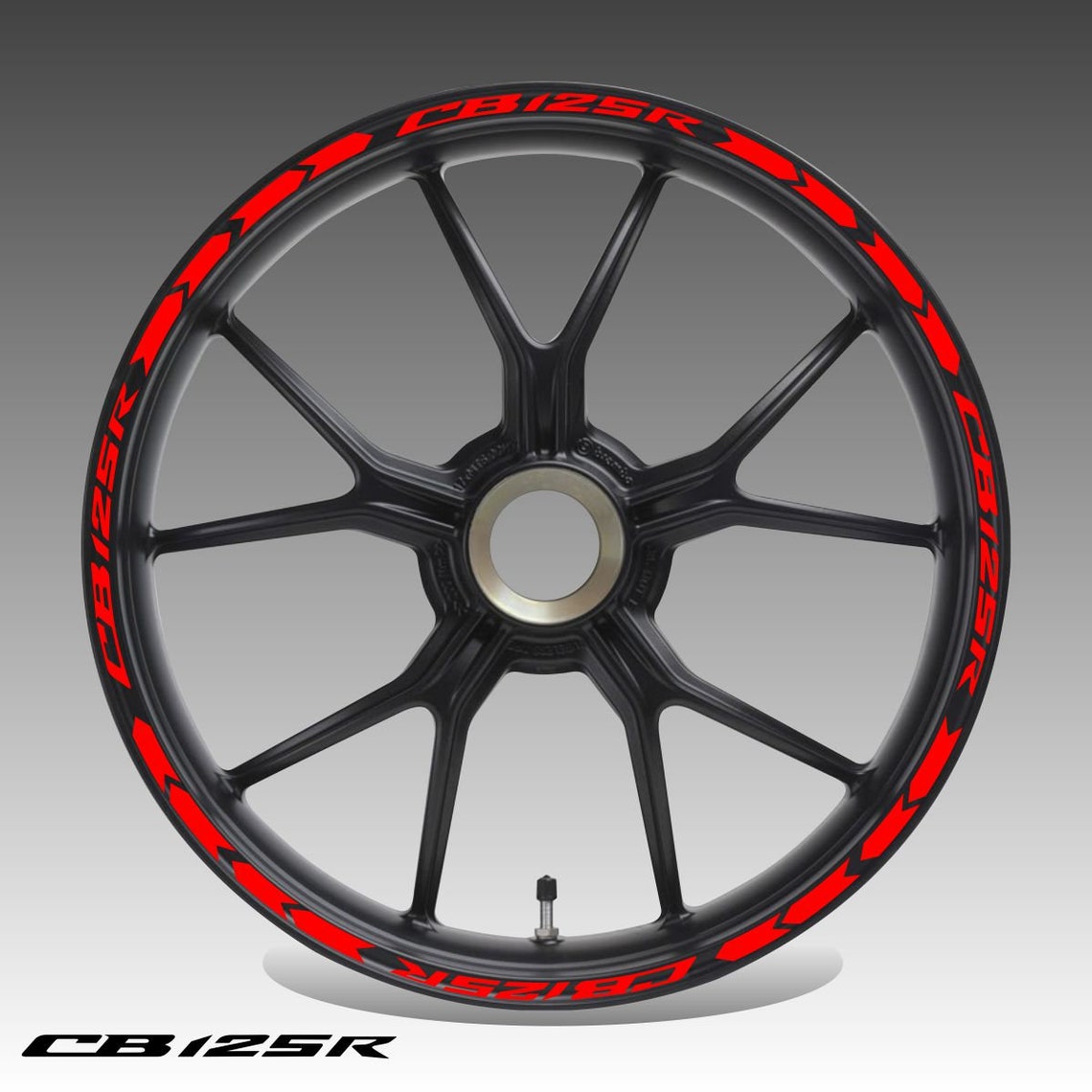 Rim tape Honda CB125R stickers wheel decals kit stickers Honda | Etsy