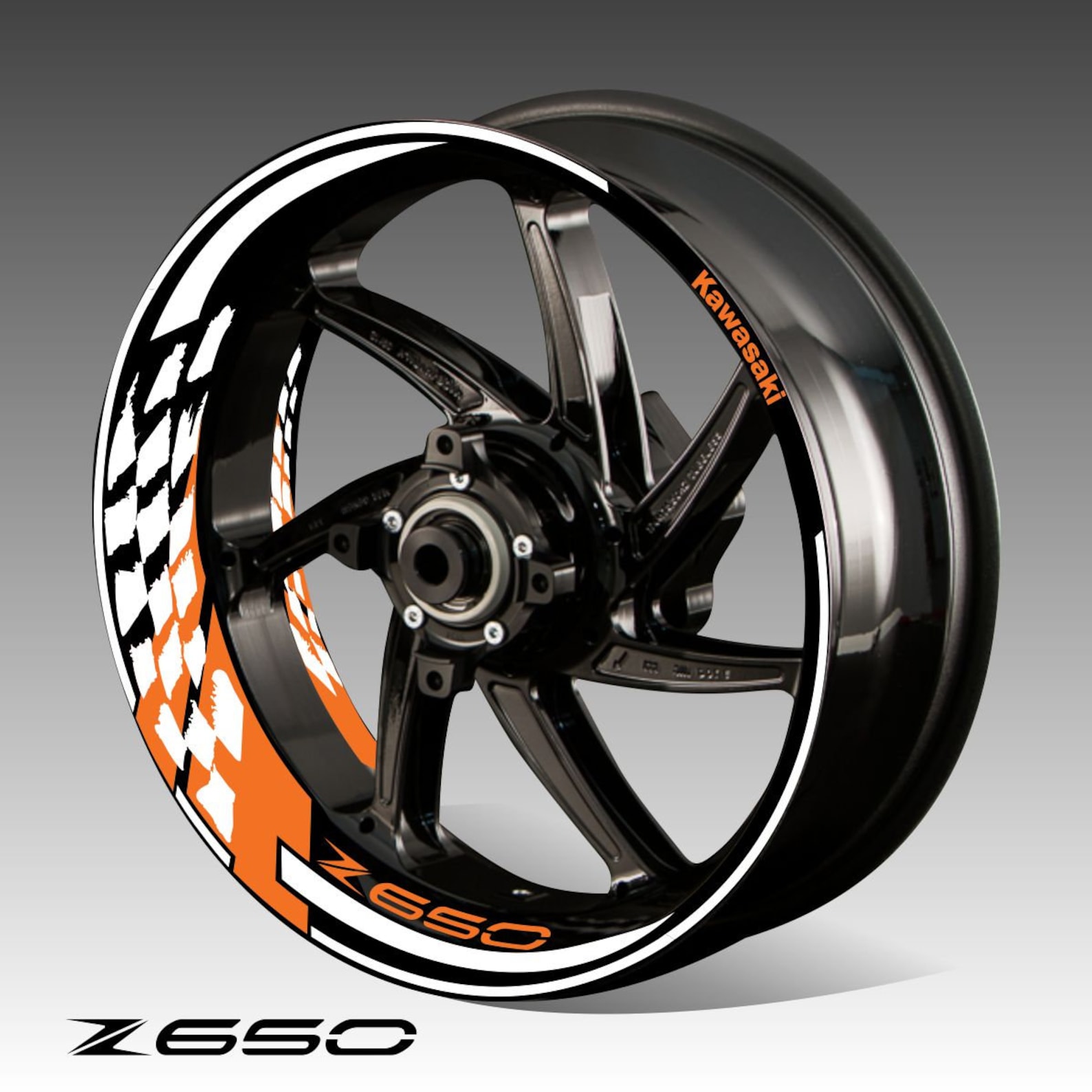 Kit Decals Kawasaki Z650 Stickers Motorcycle Wheel Rim Tape | Etsy