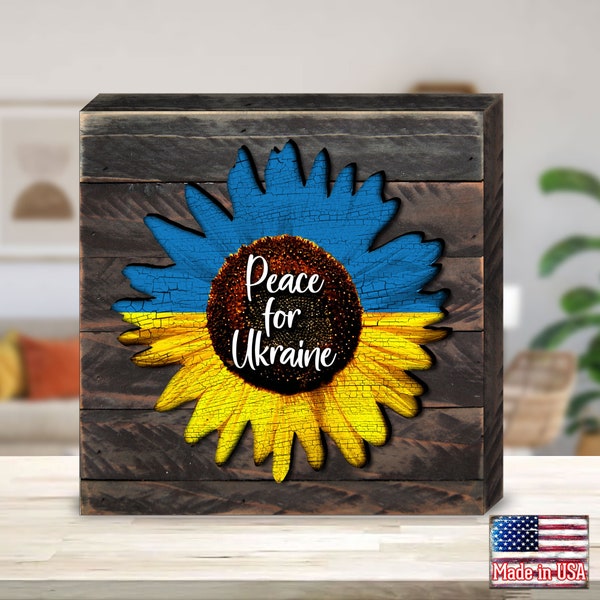 Peace Symbol Block - Etsy
