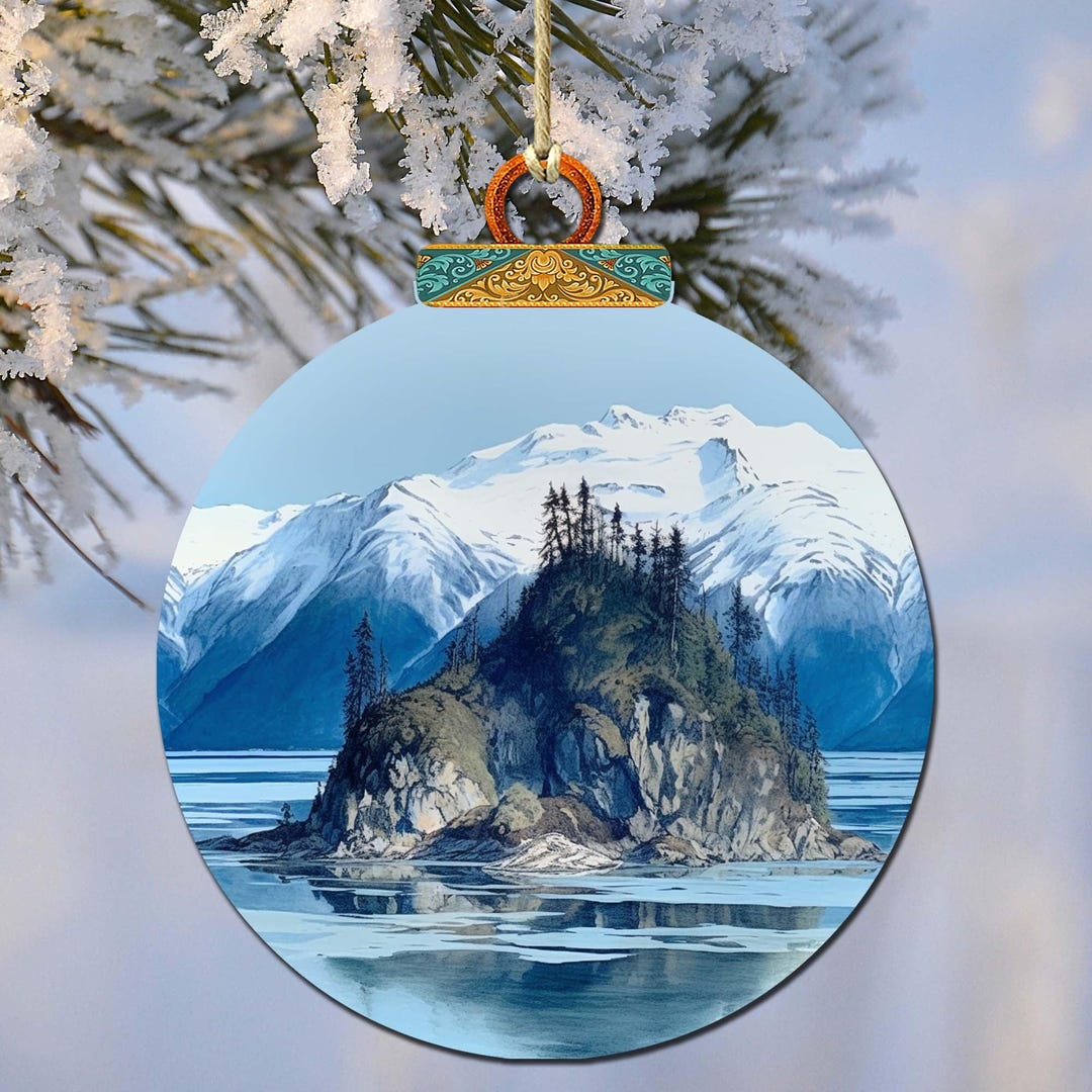Alaskan Nature's Timeless Beauty Ornaments Wildlife Christmas Décor for ...