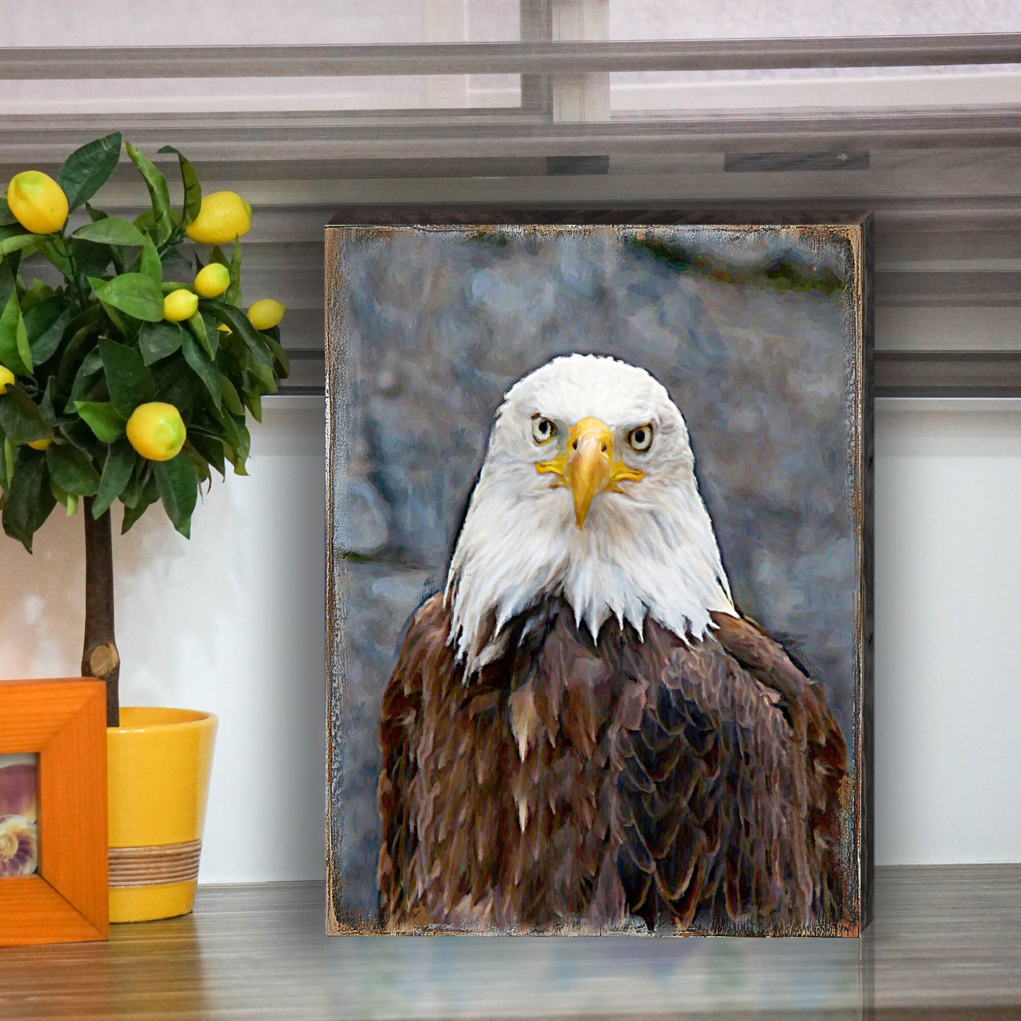 Eagle Decor Bald Eagle Wall Art Bald Eagle Art On Wood - Etsy.de