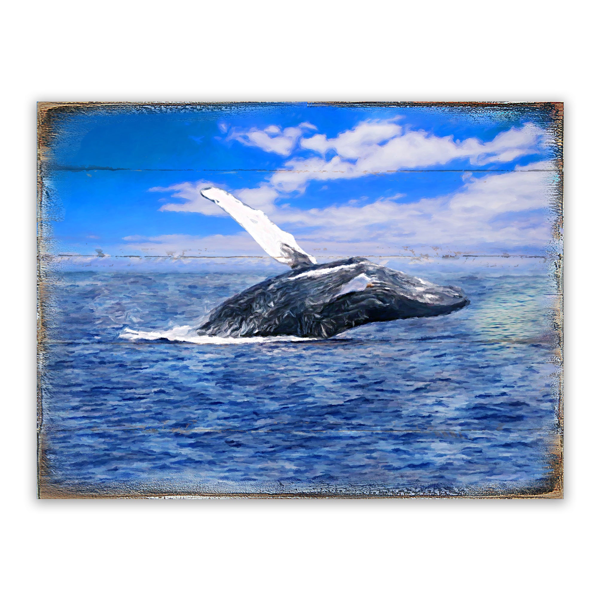 Whale Wall Decor Whale Wall Art Whale Wood Block Art On | Etsy