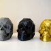 Custom Color Skull Money Box - Low Poly 3D Printed Gothic Room Decor - Etsy