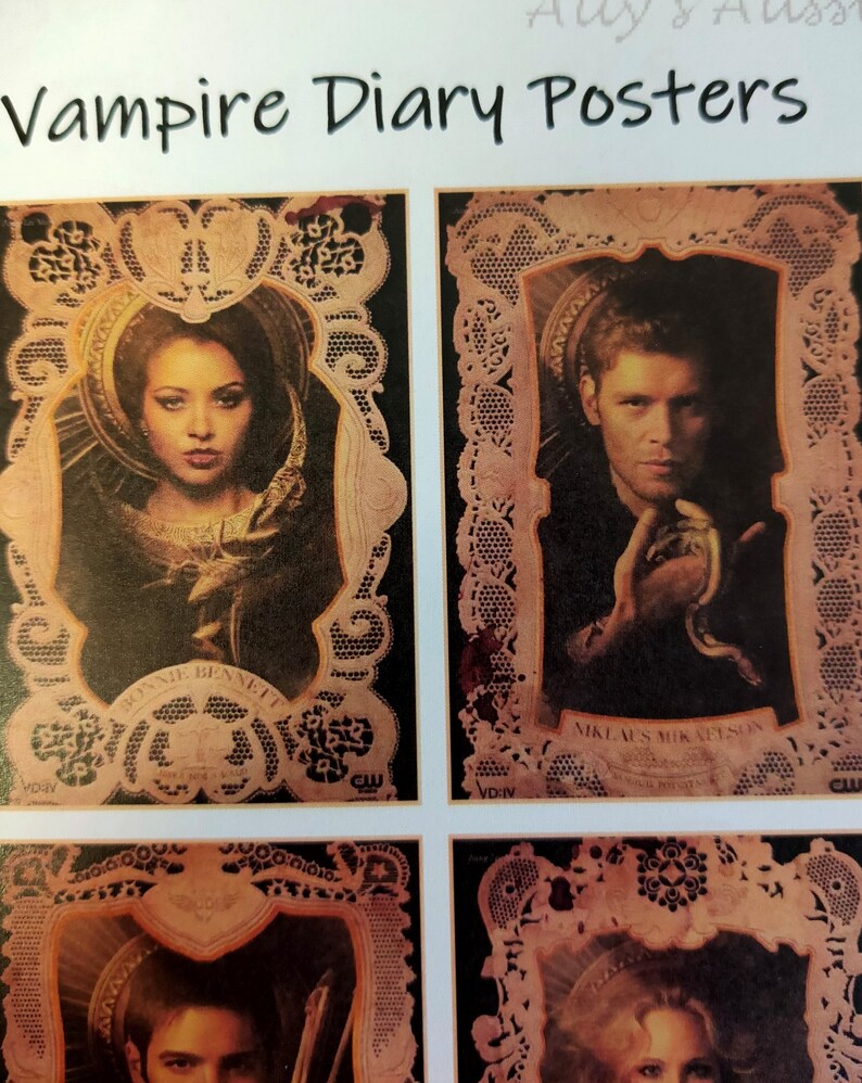 1:6 Printable PDF Vampire Diary Posters - Etsy