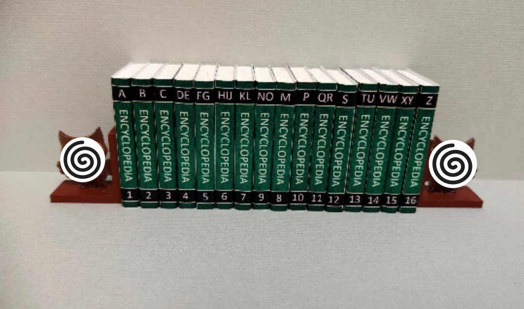 1:6- PDF 16 Printable Miniature Encyclopedia Books - Etsy
