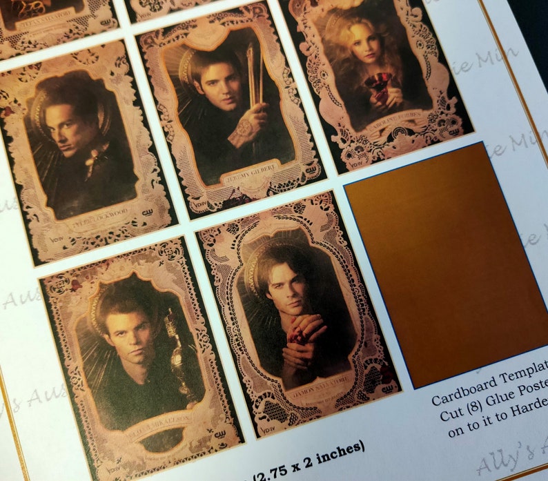 1:6 Printable PDF Vampire Diary Posters - Etsy