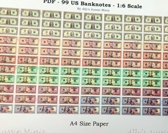 Banknotes Printable - Etsy