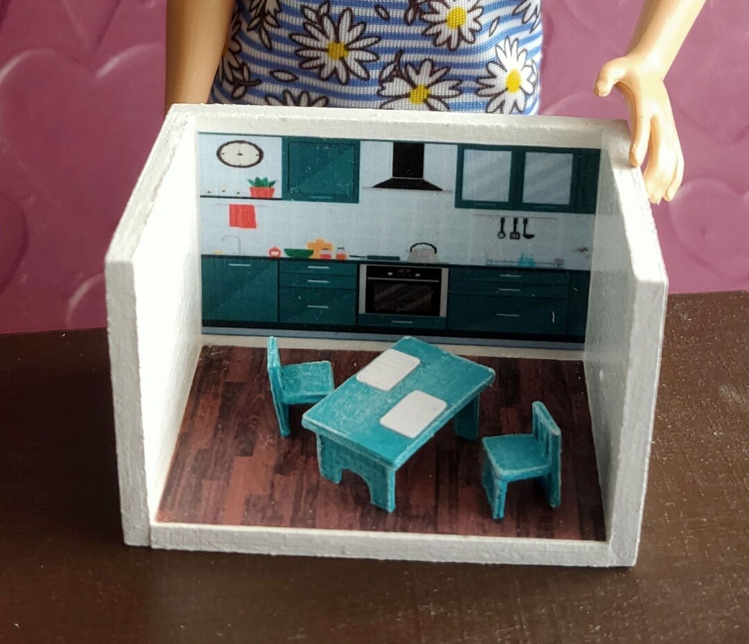 1:6 Scale Micro Roombox – Kitchen - Etsy