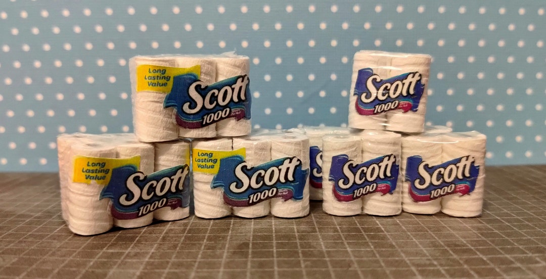 1:12 Mini Top Quality Toilet Paper - Scott - Etsy