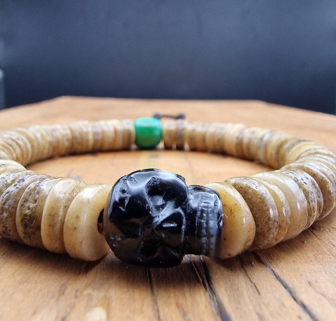 Kapala Mala Bone Tibetan Antique 19th Century Rare Lama - Etsy
