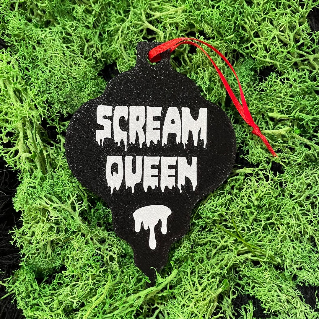Scream Queen Ornament / Holiday Christmas Tree Decor - Etsy