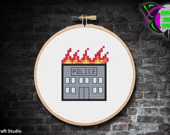 Police Cross Stitch Pattern - Etsy