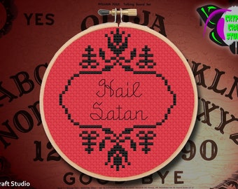 Satan Cross Stitch Pattern - Etsy
